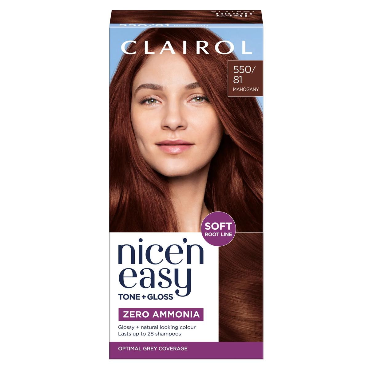 Clairol Nice'N Easy Tone + Gloss Demi-Permanent Hair Dye, 550/81 ...