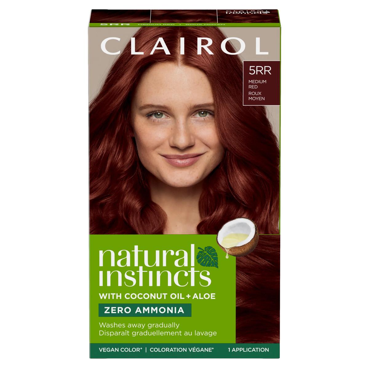 Natural Instincts Vegan Hair Dye, 5RR Medium Red | Clairol US