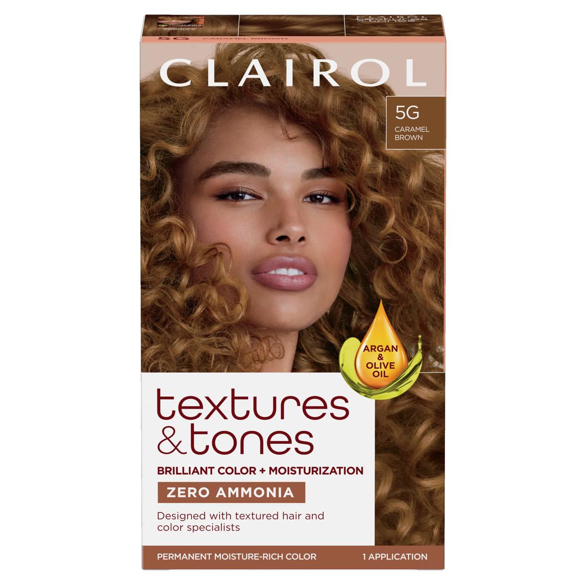 Textures & Tones Permanent Hair Dye, 5G Caramel Brown | Clairol US