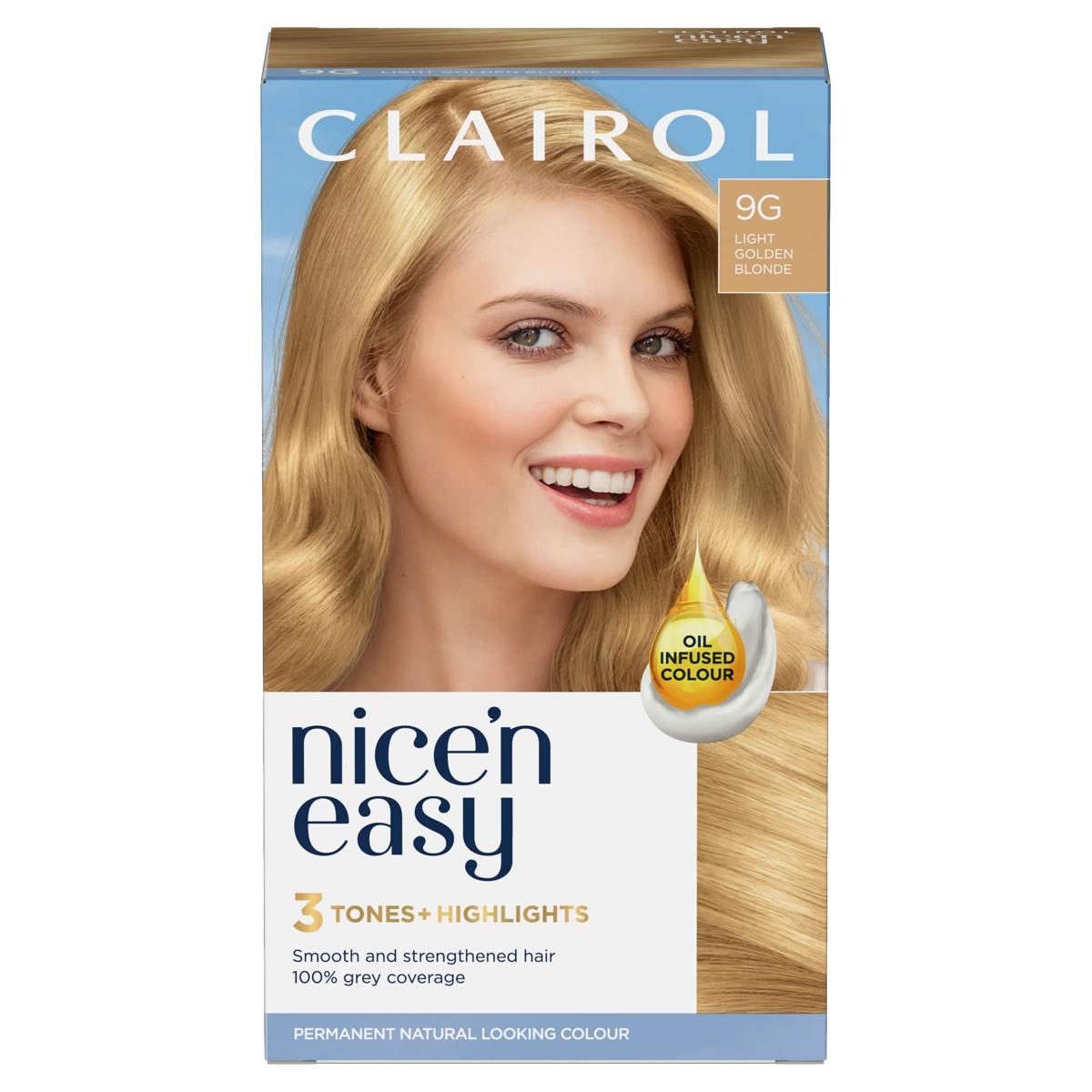 Clairol Nice'n Easy Permanent Hair Dye, SB1 Ultra Light Natural Beach ...