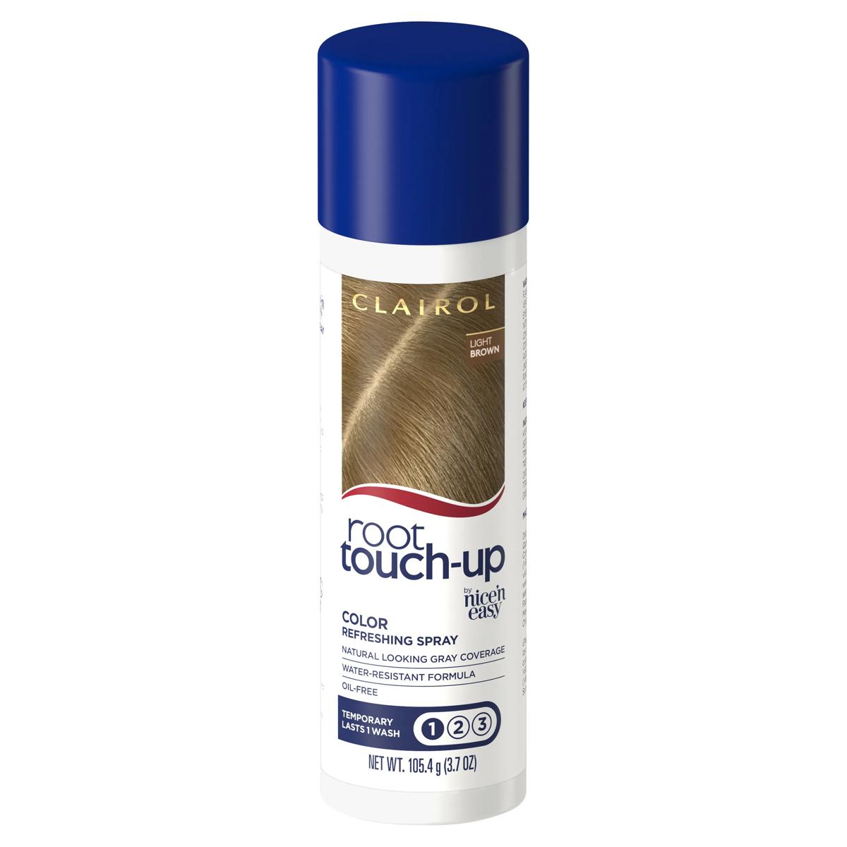 Root Touch-Up Temporary Color Refreshing Spray Light Brown | Clairol US