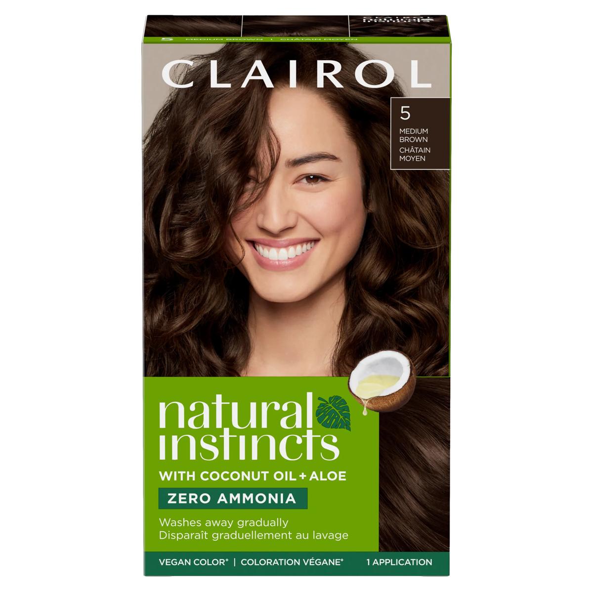 Natural Instincts Vegan Hair Dye, 5 Medium Brown | Clairol US